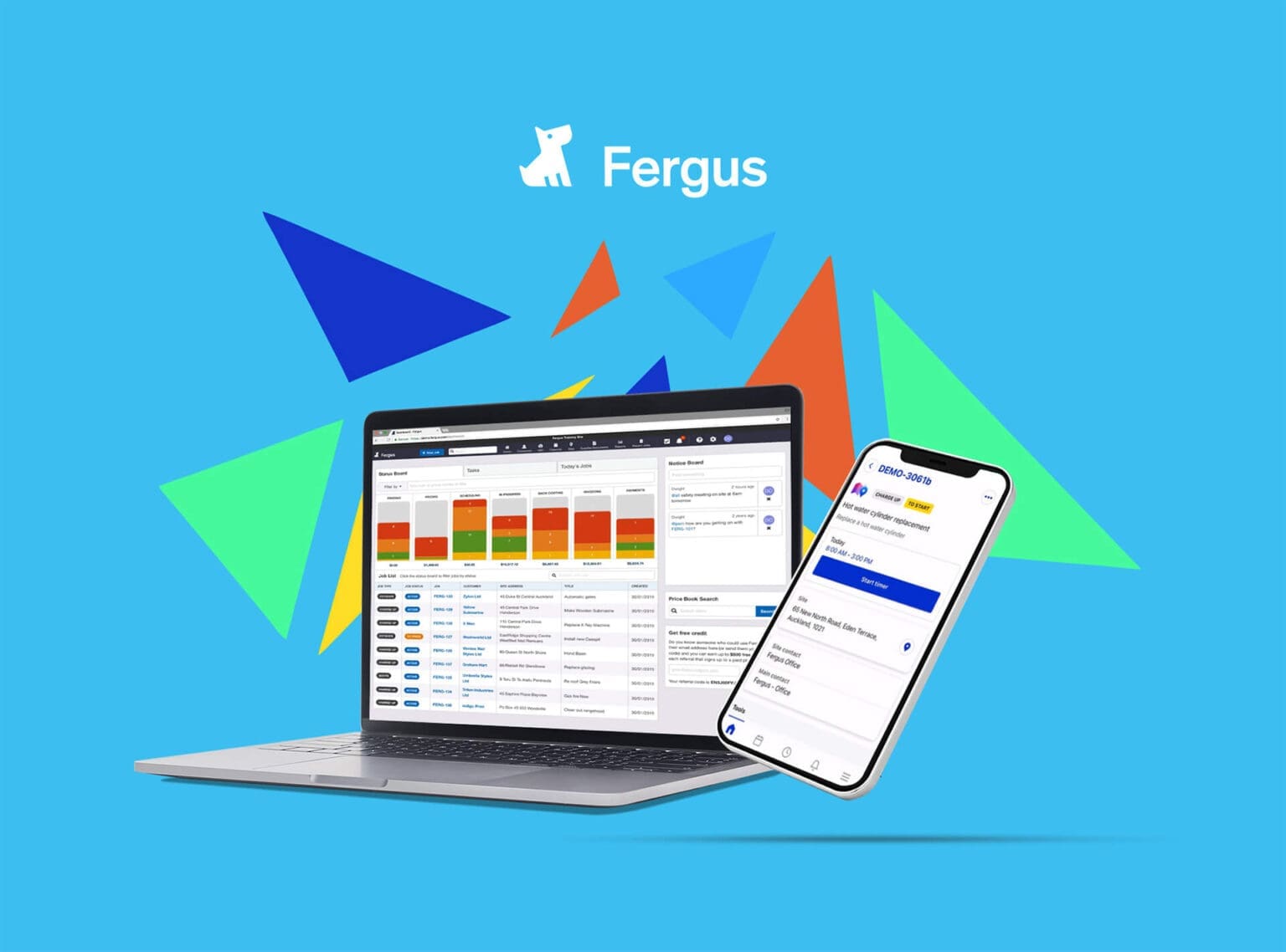 Fergus Job Management Software for Trades, Easy & Affordable